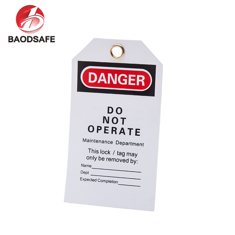 White Professional Durable Pvc Safety Tags - Buy White Pvc Safety Tags ...